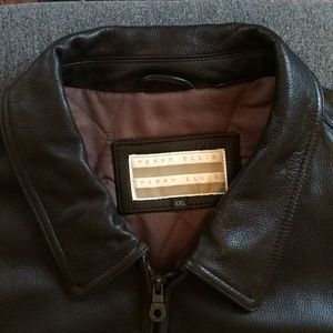 Perry Ellis | Jackets & Coats | Perry Ellis Genuine Leather Jacket ...